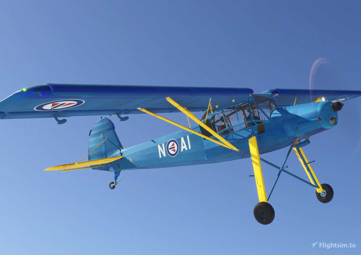Fieseler Storch Fi156 – Norwegian Air Force N-AI pour Microsoft Flight ...