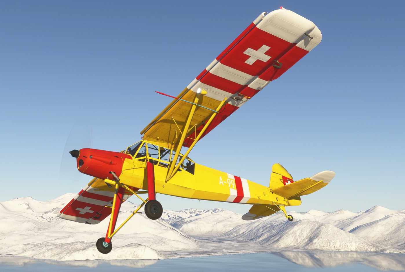 Fieseler Storch Fi156 – Swiss Air Force A-99 (Neutrality Yellow) for ...
