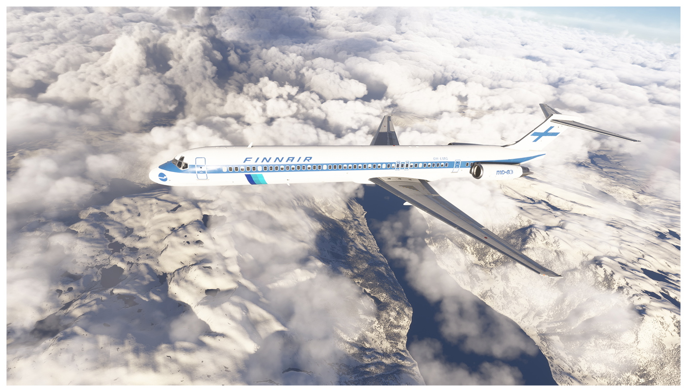 Finnair Old Colors MD83 для Microsoft Flight Simulator | MSFS