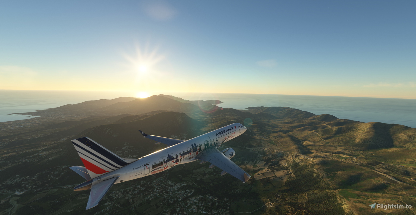 FlightSim Studio - E190 - Air France HOP 'French Wanderlust' (SWISS ...