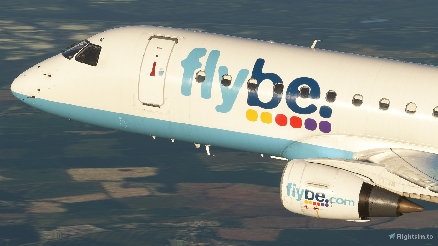 Flybe (circa 2011) G-FBJA | w/Cabin 对于 Microsoft Flight Simulator | MSFS