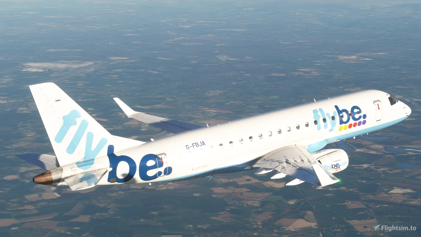 Flybe (circa 2011) G-FBJA | w/Cabin pour Microsoft Flight Simulator | MSFS