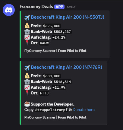 FlyConomy Scanner pour Microsoft Flight Simulator | MSFS