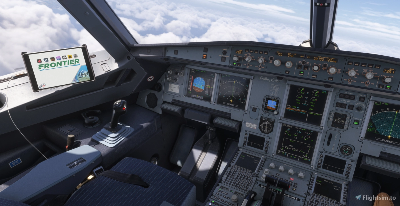 Frontier N708FR|2016 for Fenix Simulation A321-CFM-SL SingleClass(8k ...