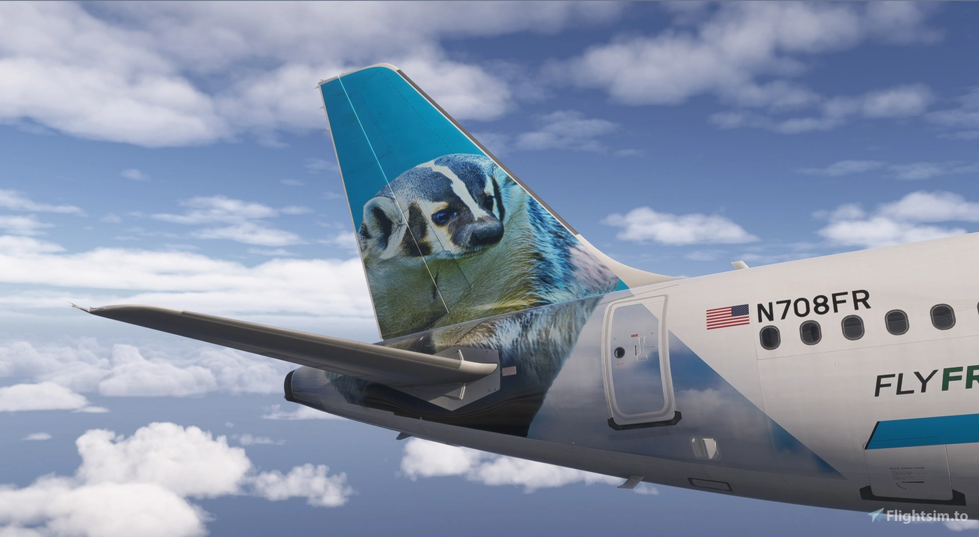 Frontier N708FR|2016 for Fenix Simulation A321-CFM-SL SingleClass(8k ...