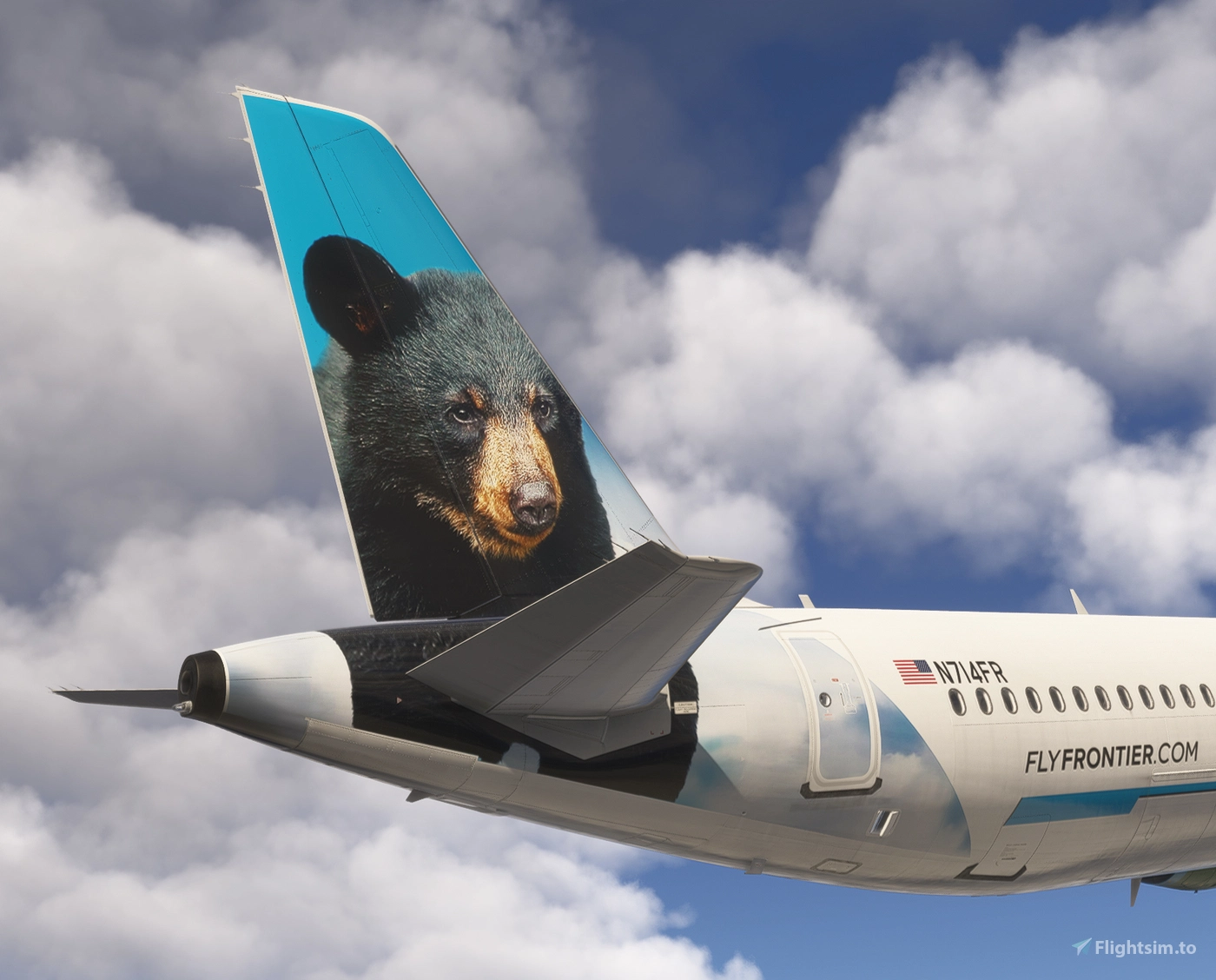 Frontier N714FR|2016 for Fenix Simulation A321-CFM-SL SingleClass(8k ...