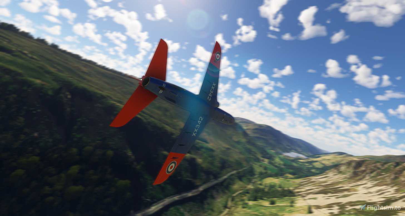 G-HAWC/XX342 - Just Flight Hawk T.1 のために Microsoft Flight Simulator | MSFS