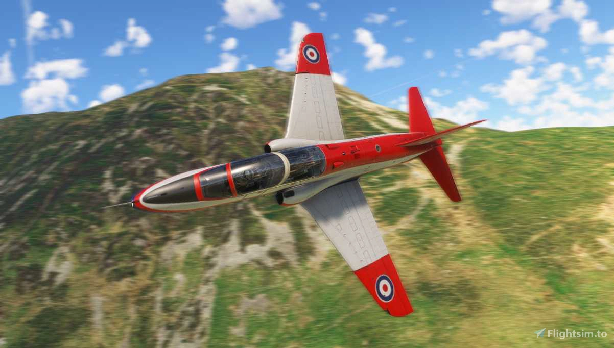 G-HAWC/XX342 - Just Flight Hawk T.1 のために Microsoft Flight Simulator | MSFS