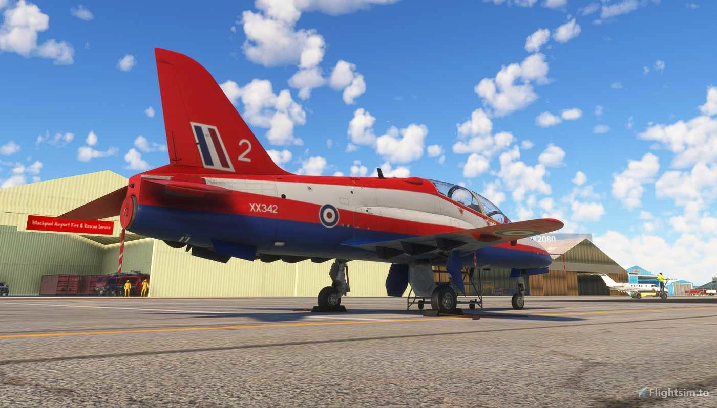 G-HAWC/XX342 - Just Flight Hawk T.1 のために Microsoft Flight Simulator | MSFS