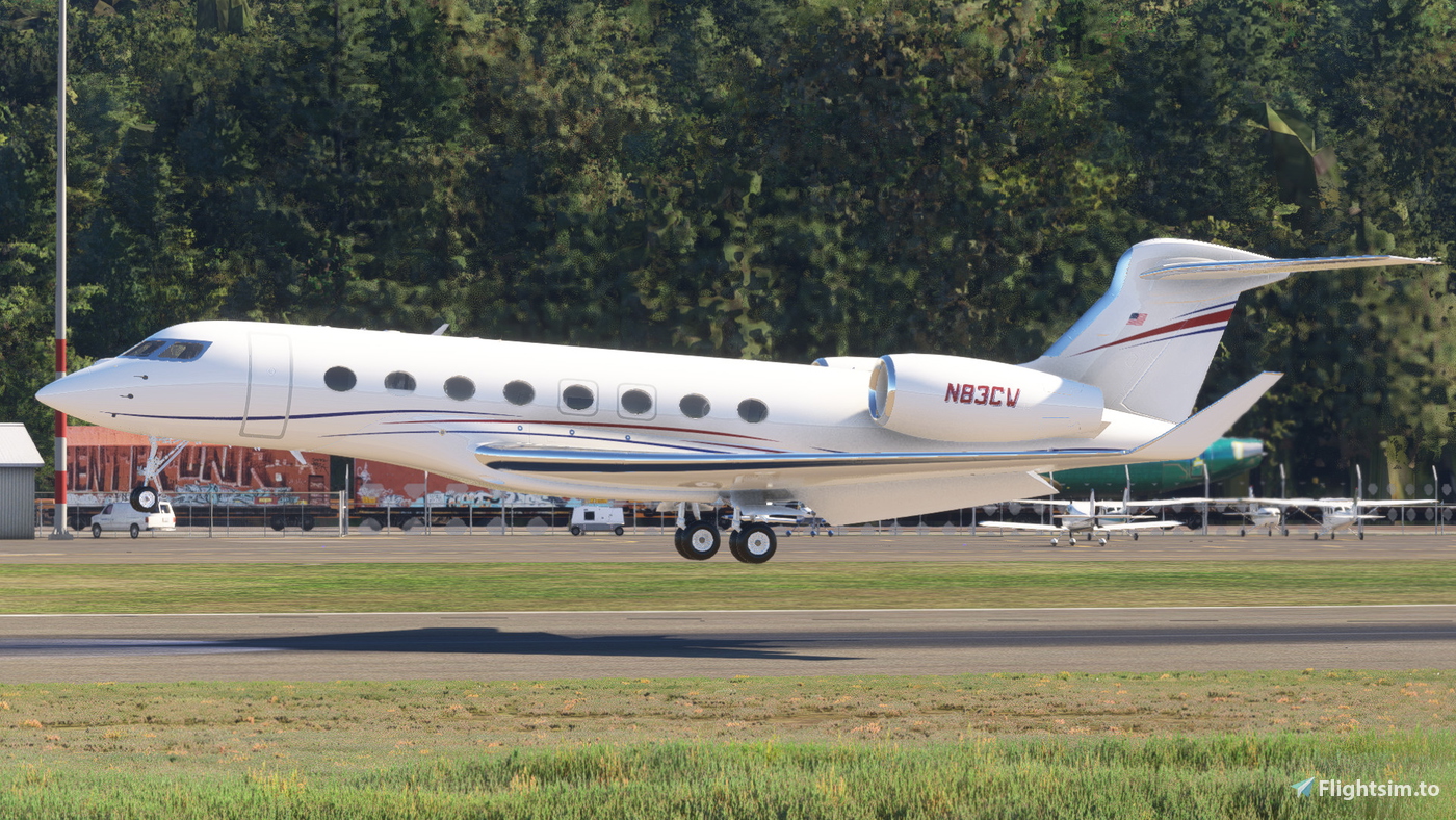 Costco Wholesale G650 N83CW￤Freeware ULR Business Jets voor Microsoft ...