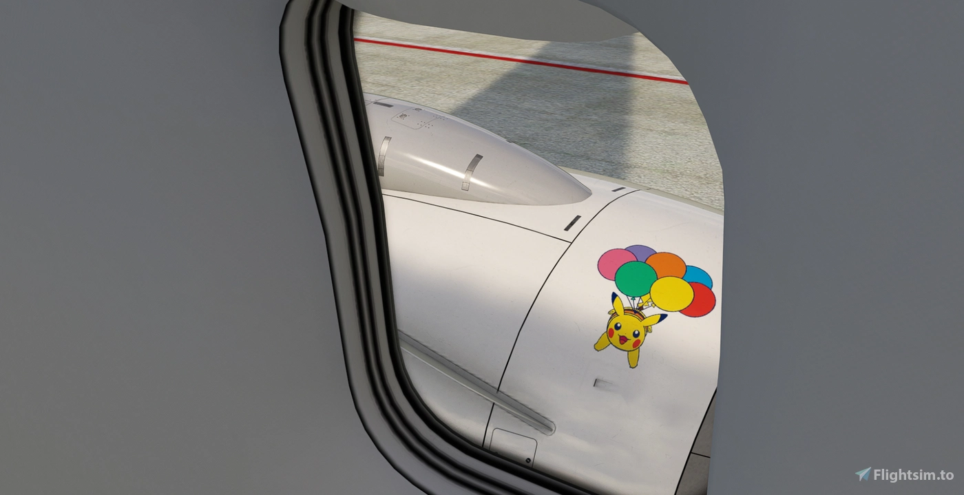 Garuda Indonesia (Pokémon - Pikachu Jet GA-1) / PK-GMU 对于 Microsoft ...