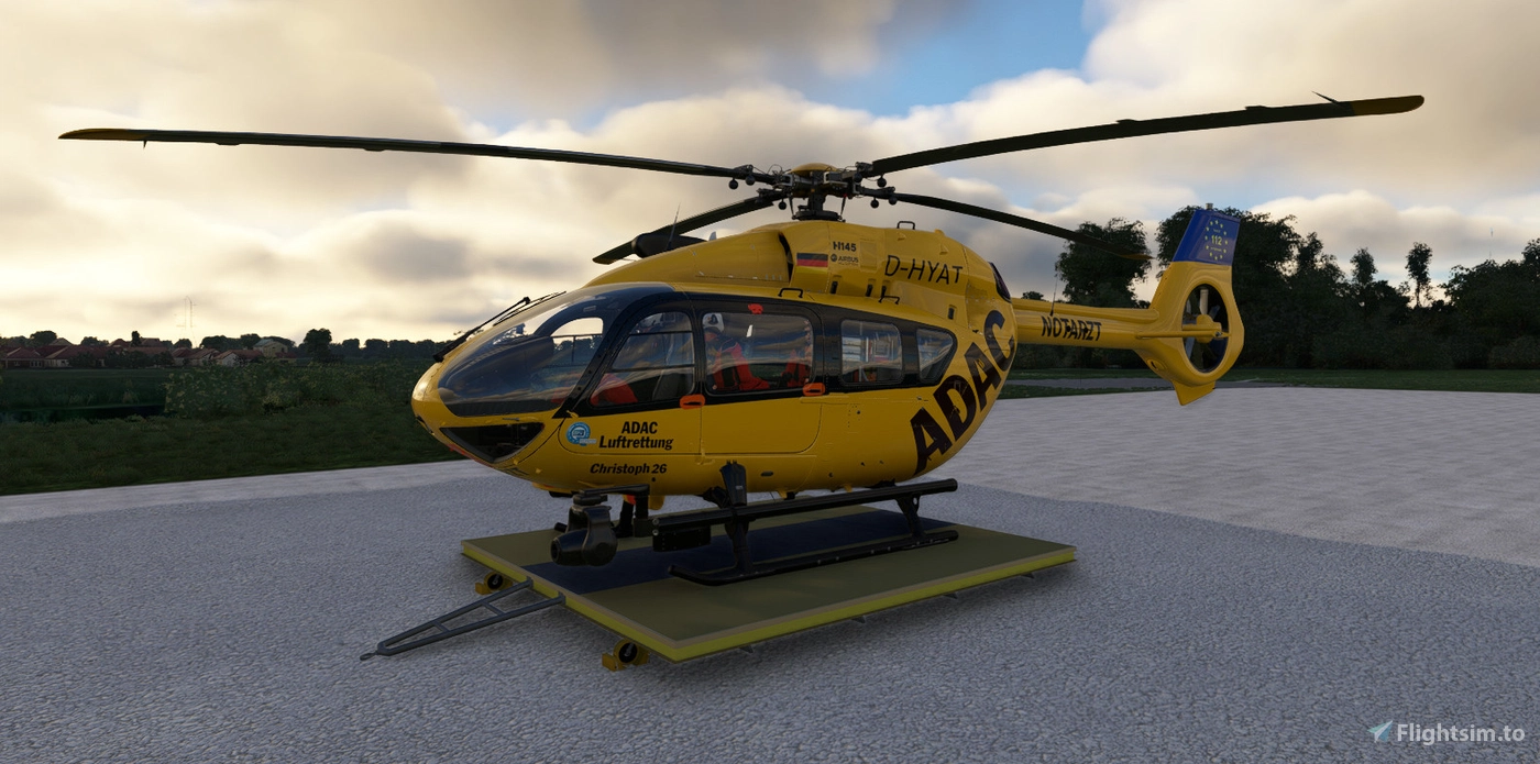 H145 CHX26 Pack (D-HYAM, D-HYAT) für Microsoft Flight Simulator | MSFS