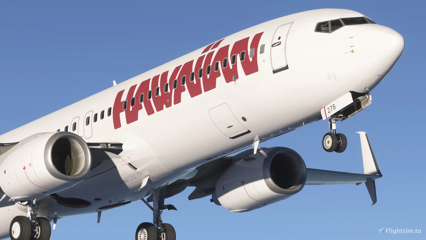 Hawaiian Airlines Retro 1973 Livery PMDG 737-800 - 8K pour Microsoft ...