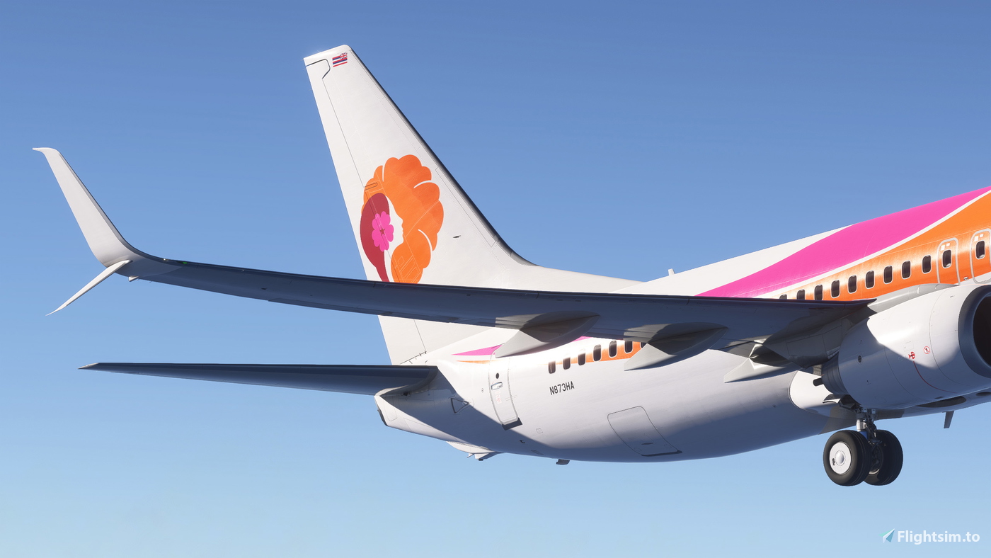 Hawaiian Airlines Retro Livery (1980-1995) PMDG 737-800 - 8K per ...