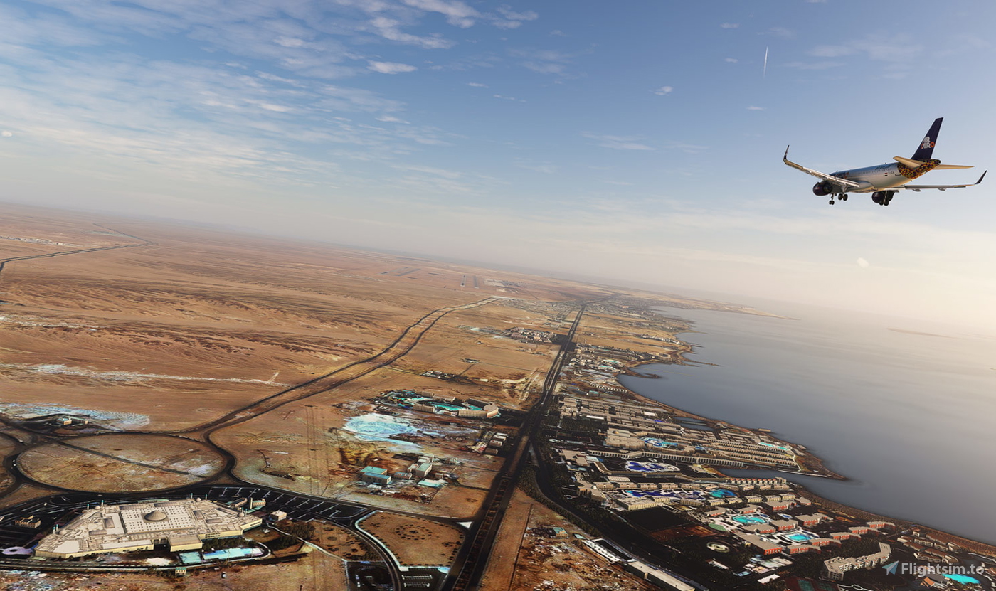 HEGN Hurghada - FSLTL Static Aircraft para Microsoft Flight Simulator ...