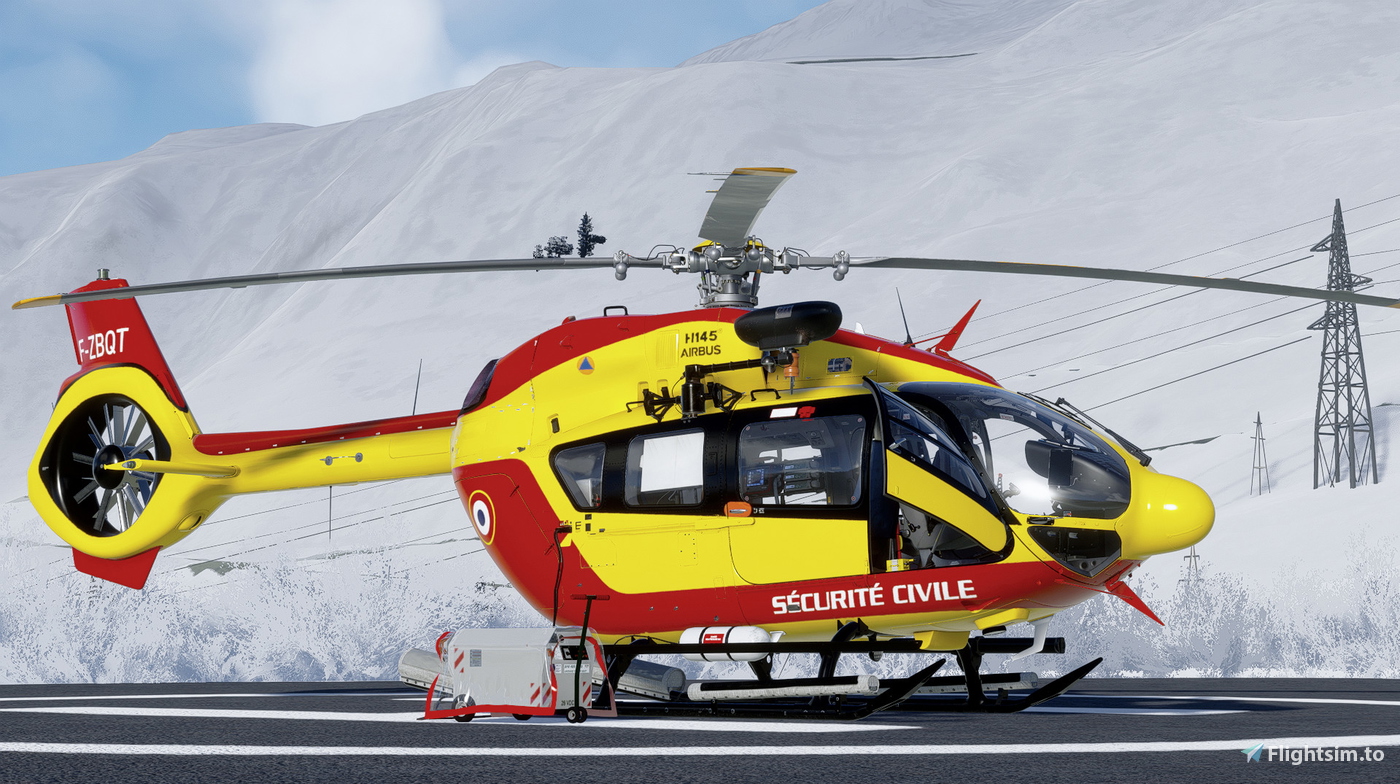 Hpg Airbus H145 Sécurité Civile Dragon 66 F Zbqt For Microsoft Flight
