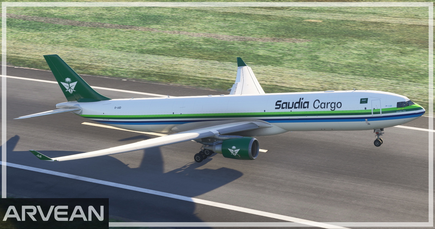 iniBuilds A330-300P2F (GE) Saudia Cargo EI-LKD for Microsoft Flight ...