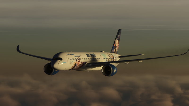 Inibuilds A350 "Honkai: Star Rail" Theme Livery pour Microsoft Flight ...