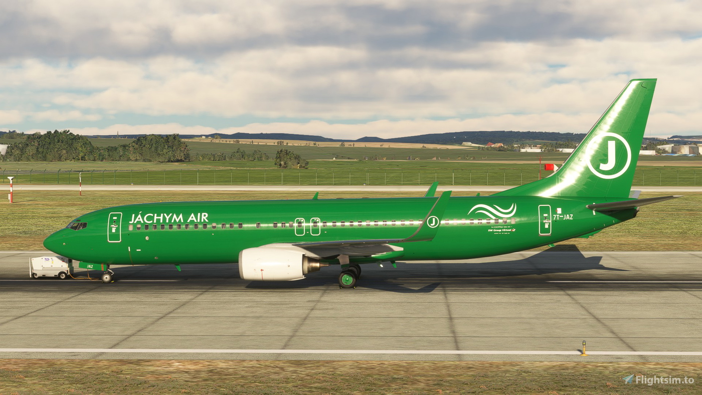 Jachym Air B738 livery for Microsoft Flight Simulator | MSFS