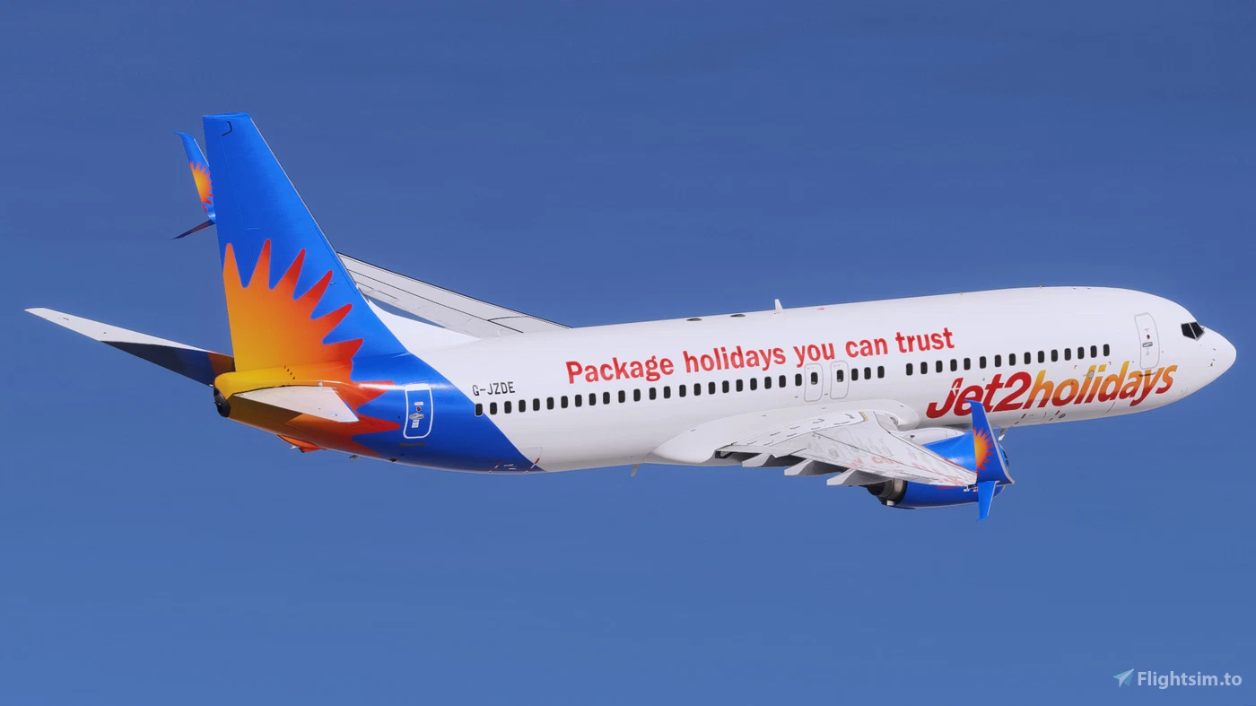 Jet2Holidays [Pack] - PMDG 738 2024 для Microsoft Flight Simulator | MSFS