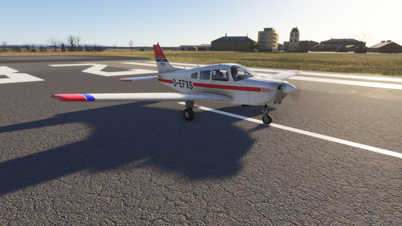 Just Flight PA28 Warrior II D-EFXS livery for Microsoft Flight ...