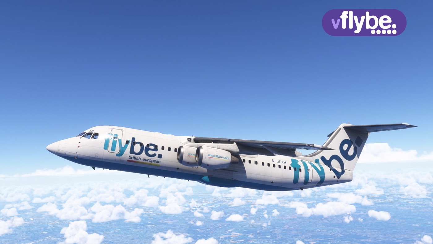 JustFlight RJ100 - Flybe G-JEAM for Microsoft Flight Simulator | MSFS