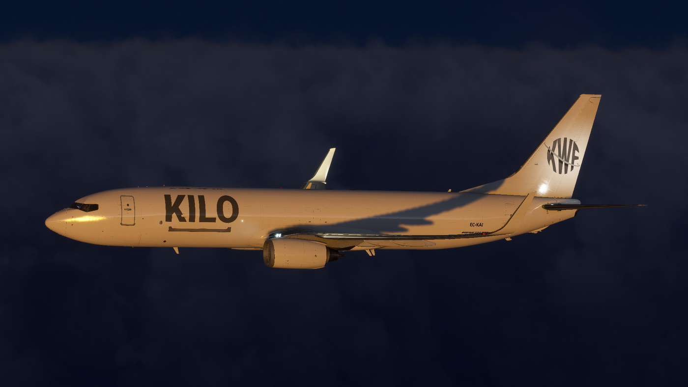 Kilo Worldwide Freight | Boeing 737-800 BCF | White scheme para ...