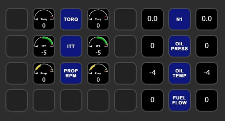 King Air 350i Engine Instruments для Microsoft Flight Simulator | MSFS