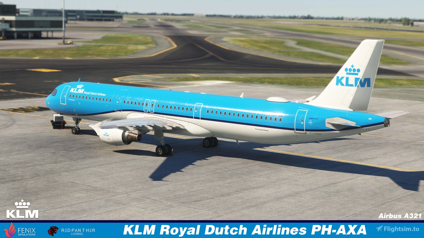 KLM Royal Dutch Airlines A321 (PH-AXA) pour Microsoft Flight Simulator ...