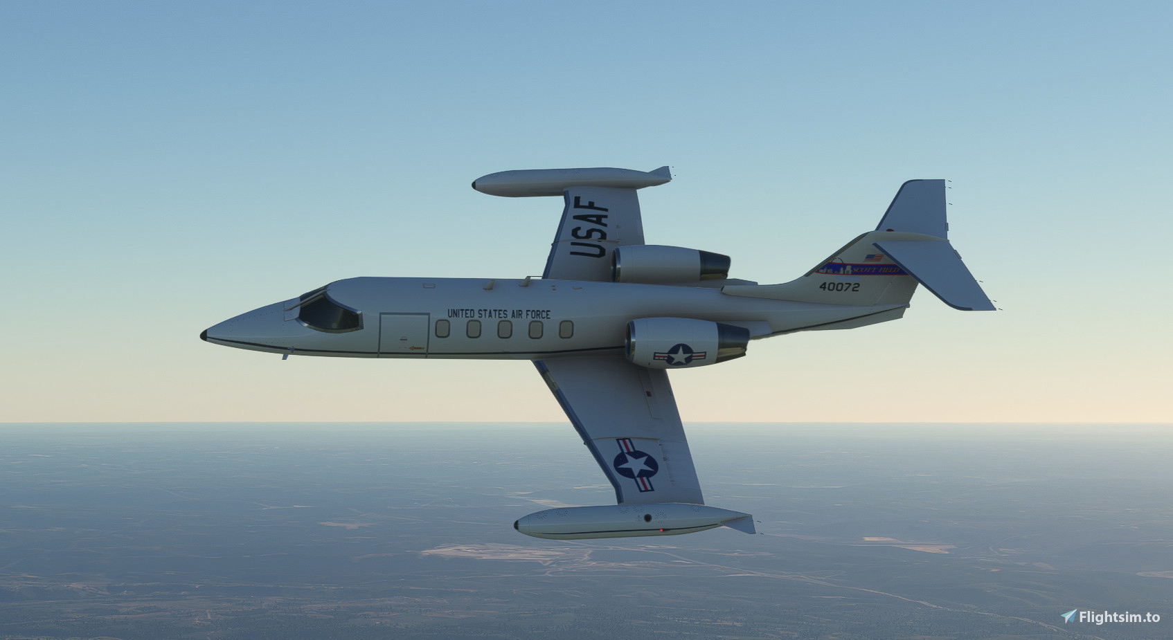 Learjet35/C-21 Scott AFB Livery pack - MSFS Add-on - Flightsim.to