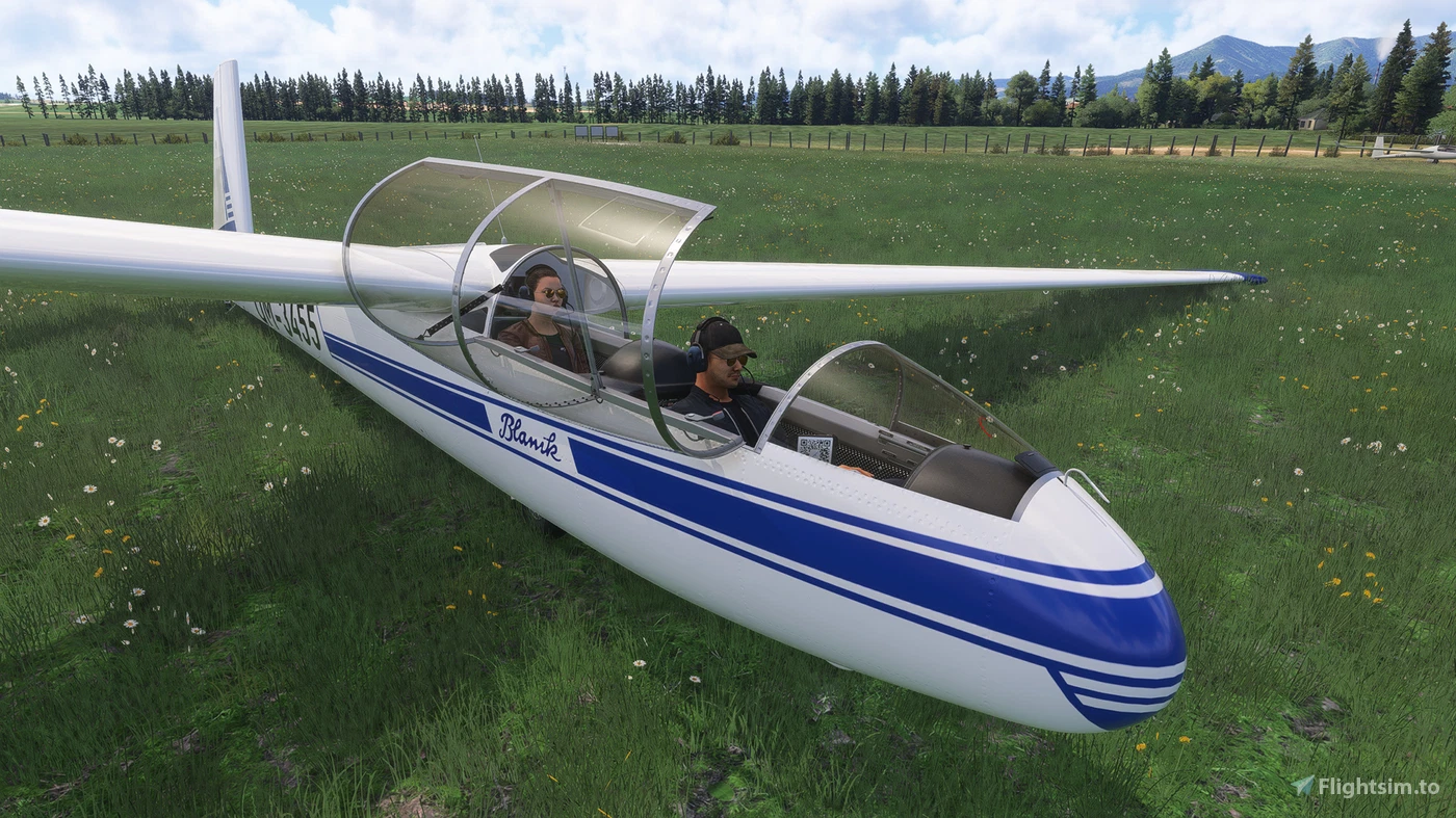 LET L-13 Blaník OM-3455 per Microsoft Flight Simulator | MSFS