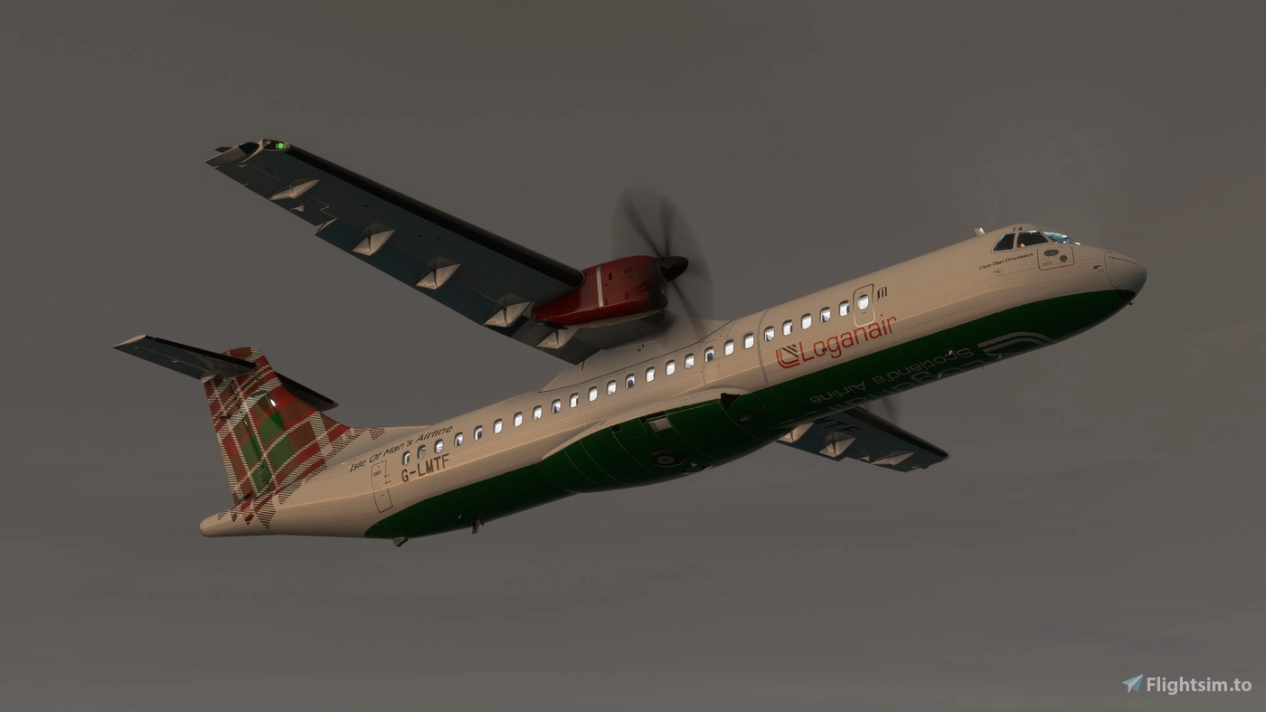 Loganair Isle of Man special G-LMTF のために Microsoft Flight Simulator | MSFS