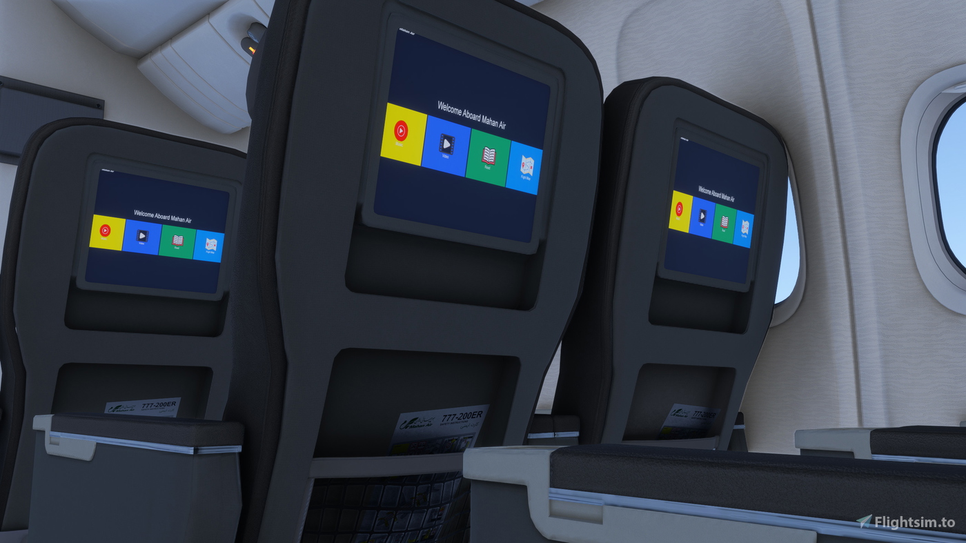 Mahan Airlines EP-MTC PMDG Boeing 777-200ER - 8K per Microsoft Flight ...