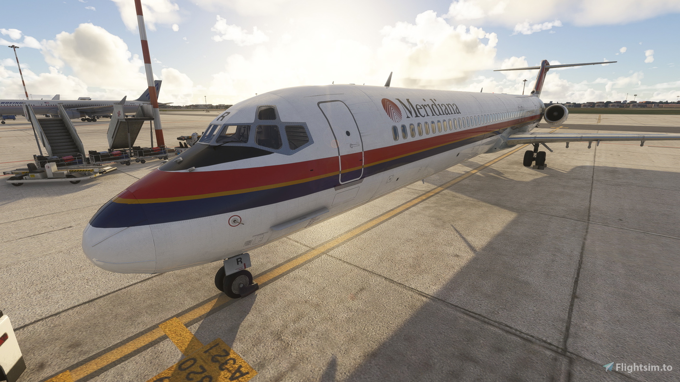 MD-83 | Meridiana EC-EZR | Fly the Maddog X (20th Anniversary) para ...
