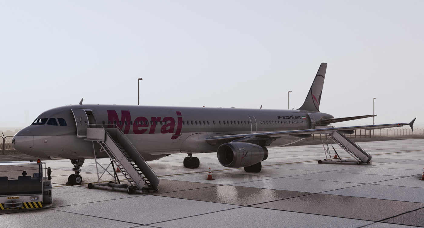 Meraj Airlines Airbus A321 – EP-SSM | 4K (Cabin) para Microsoft Flight ...