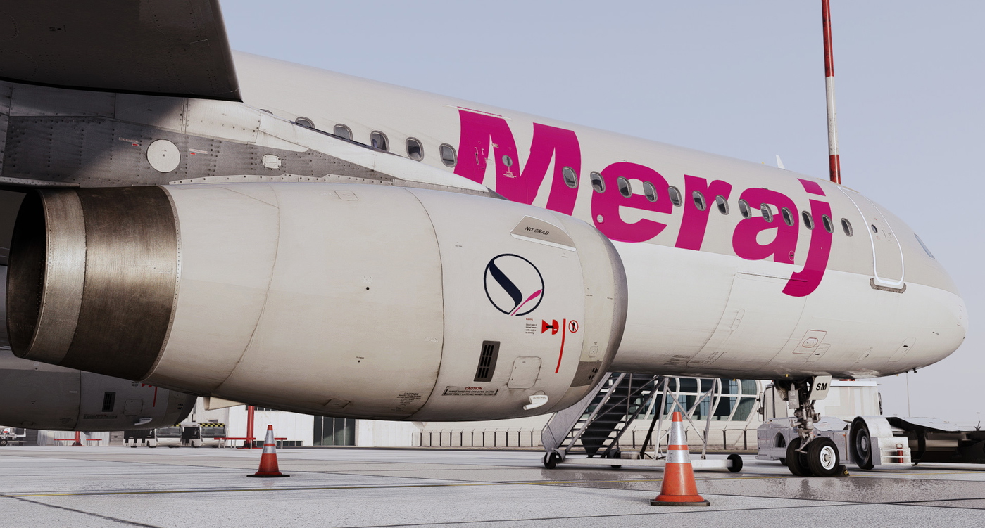 Meraj Airlines Airbus A321 – EP-SSM | 4K (Cabin) для Microsoft Flight ...