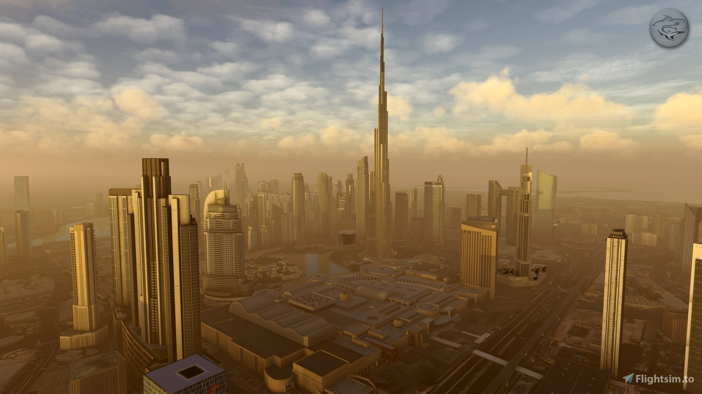 Merge ORBX + iniBuilds Dubai landmarks pour Microsoft Flight Simulator ...
