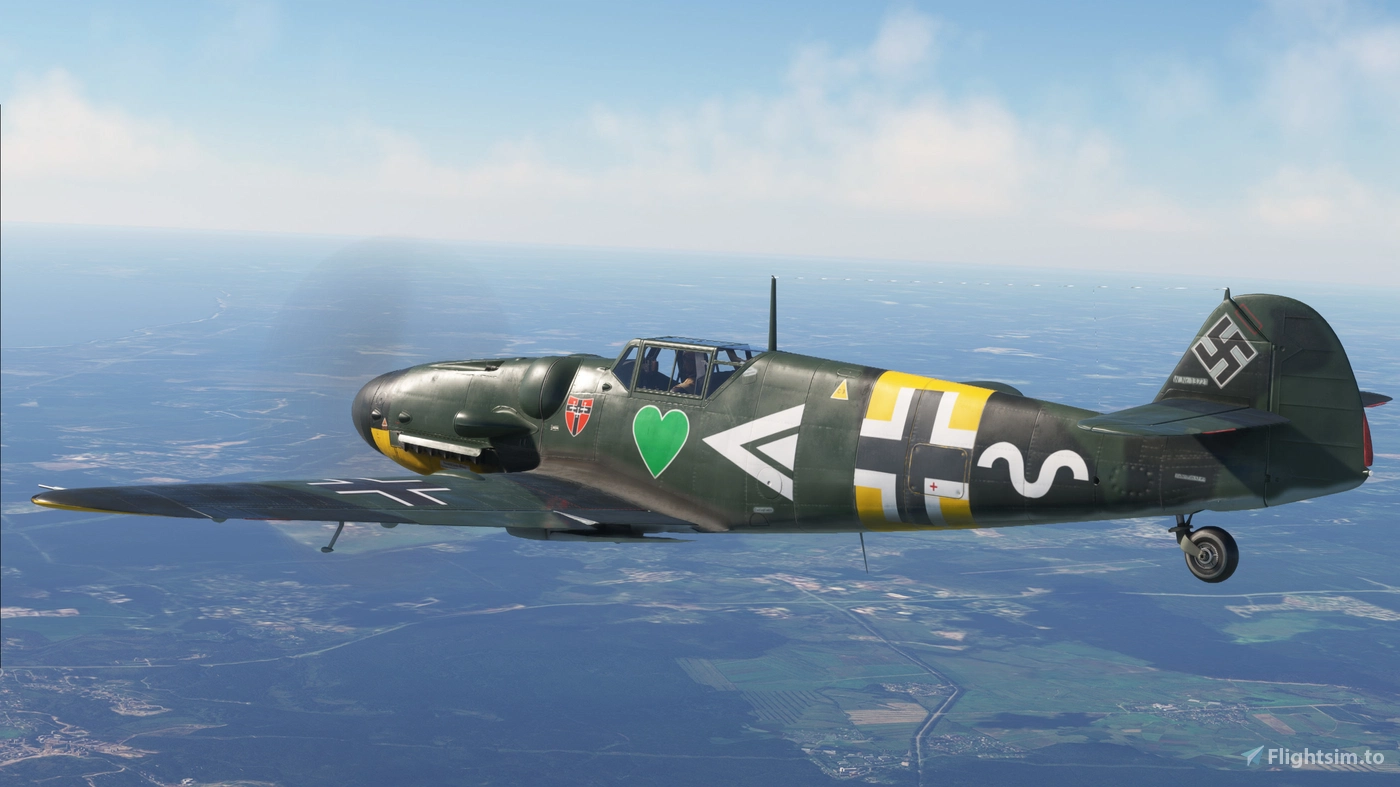 Messerschmitt Bf 109G-2 W.Nr. 13721 "Weiße DoppelWinkel" Stab III./JG ...