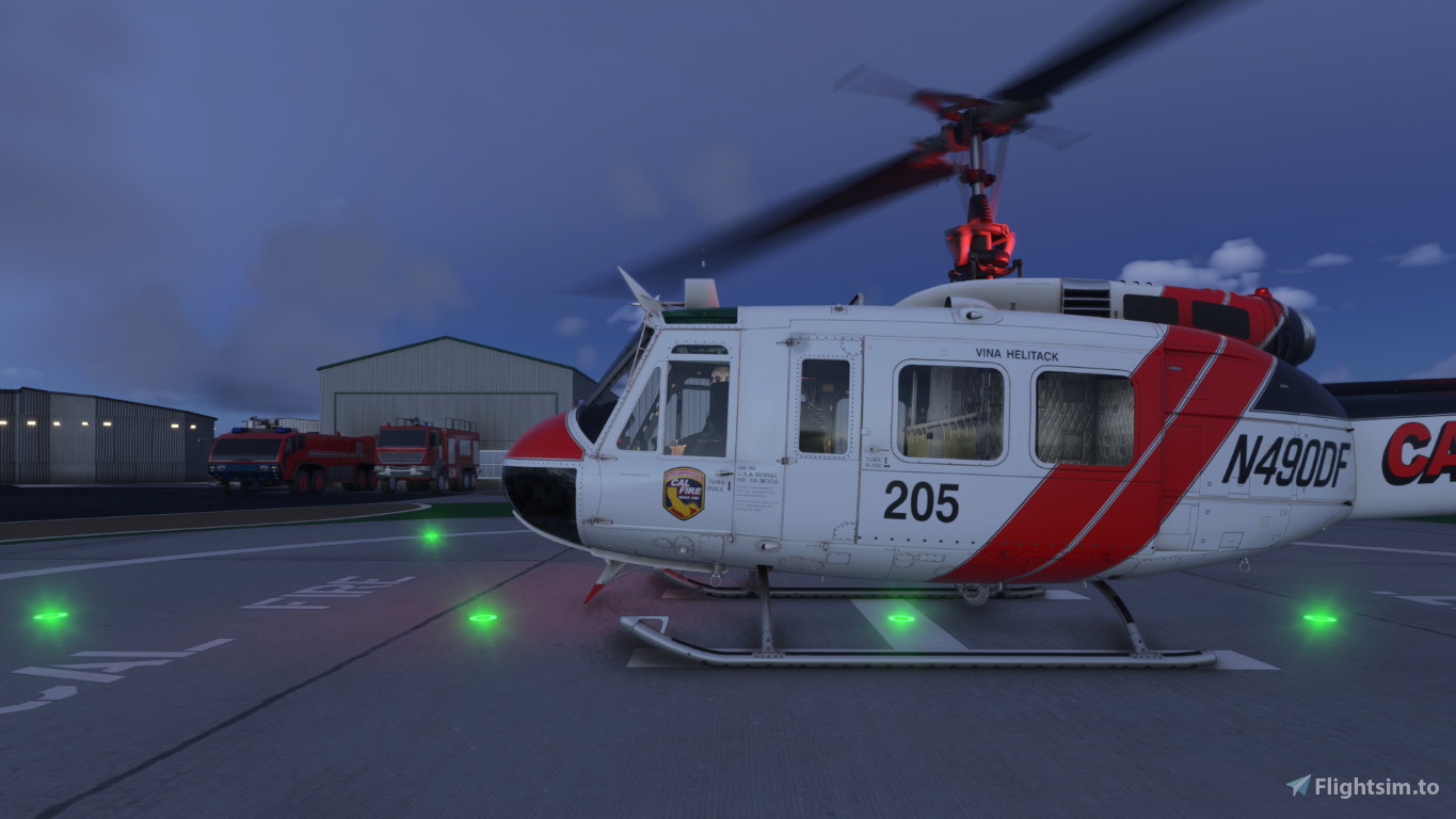 Microsoft / Taog's Hangar UH-1H Livery - Cal Fire Vina Helitack - 205 ...