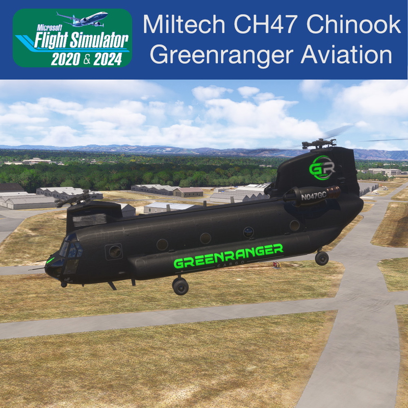 Miltech CH-47D Liveries for Microsoft Flight Simulator | MSFS