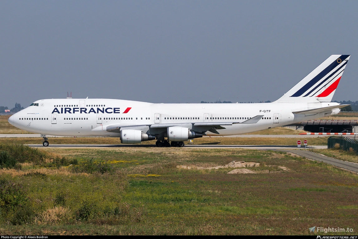 MS Aobo 747-428 Air France F-GITF для Microsoft Flight Simulator | MSFS