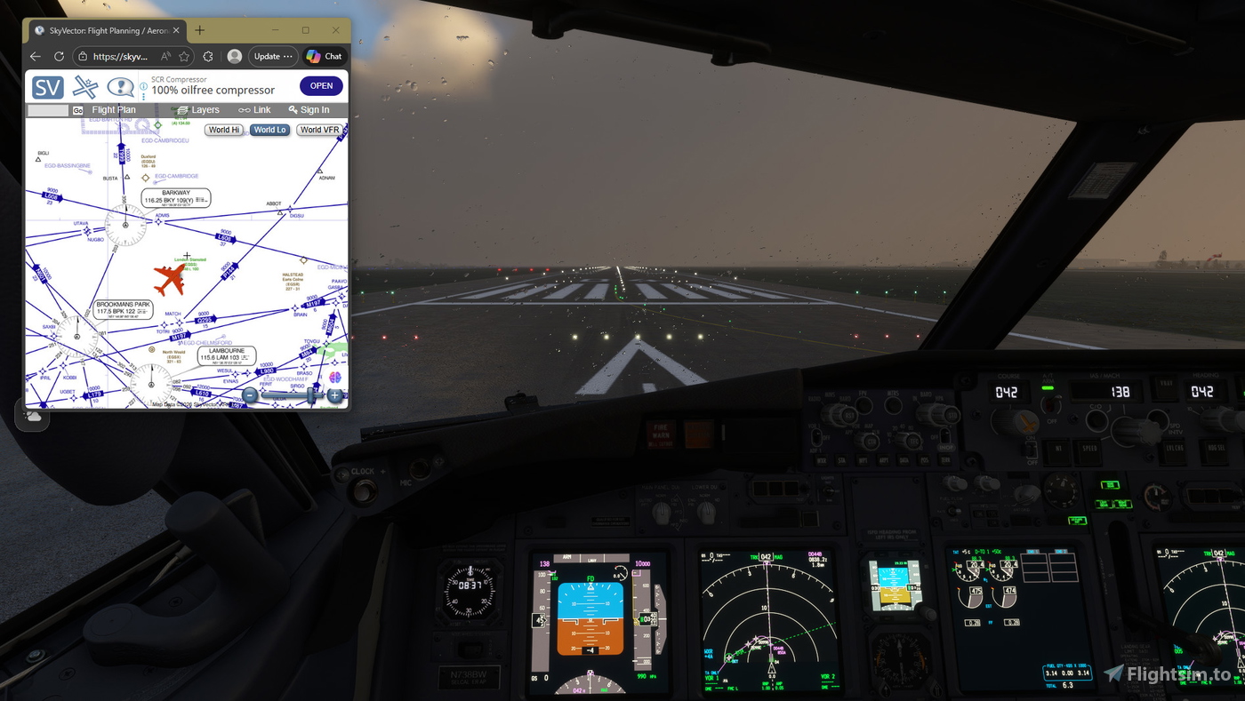 MSFS Skyvector Connector für Microsoft Flight Simulator | MSFS