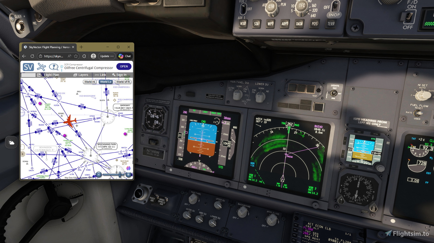 MSFS Skyvector Connector für Microsoft Flight Simulator | MSFS