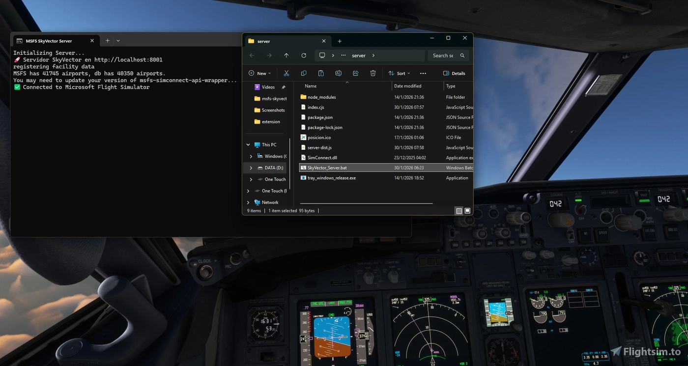 MSFS Skyvector Connector für Microsoft Flight Simulator | MSFS