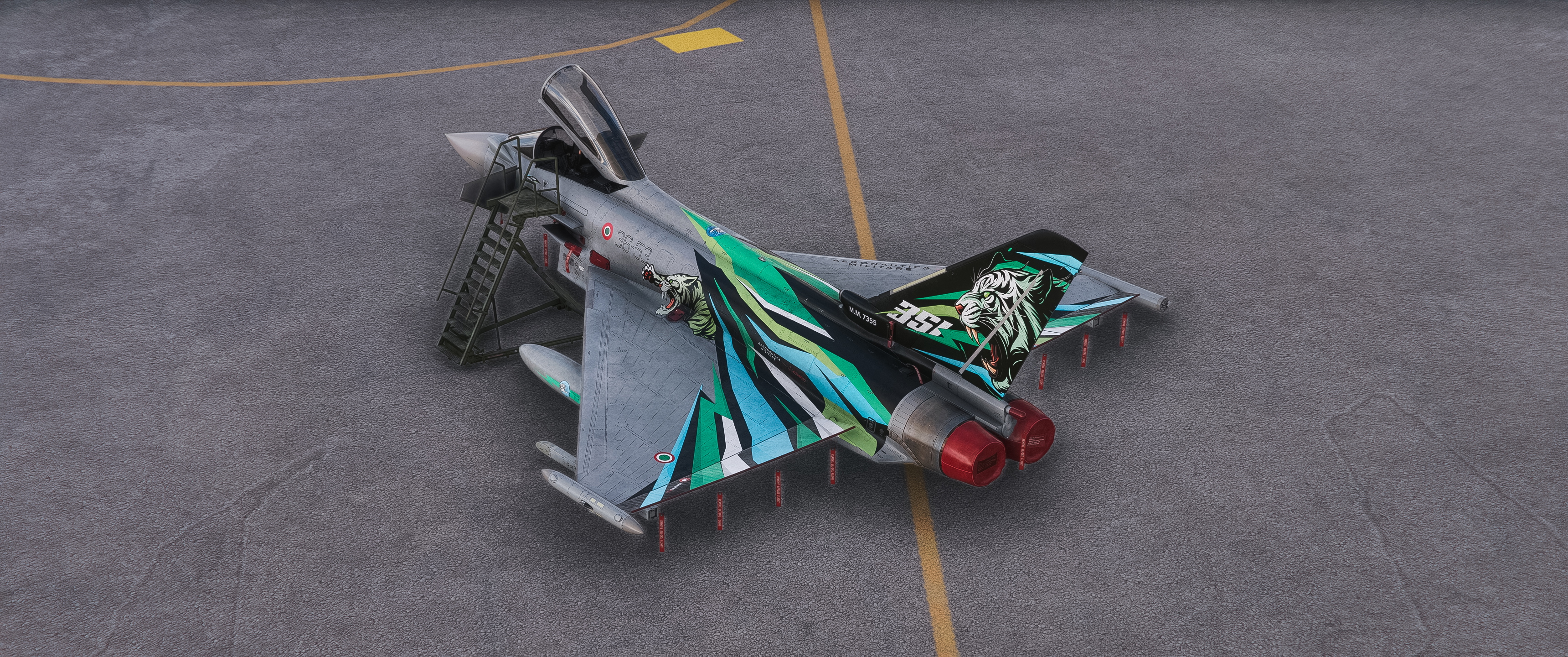NATO Tiger Meet 2025 (Special Color) - 351° Squad. | EFA Typhoon ...