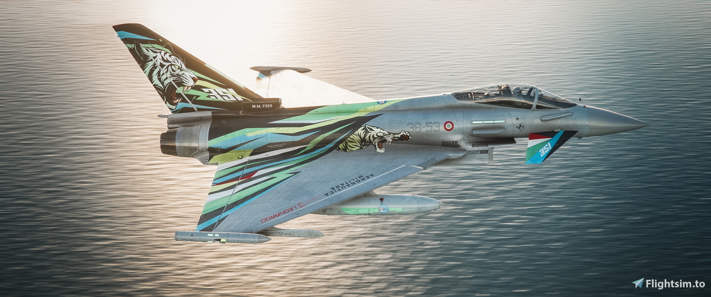 NATO Tiger Meet 2025 (Special Color) - 351° Squad. | EFA Typhoon ...