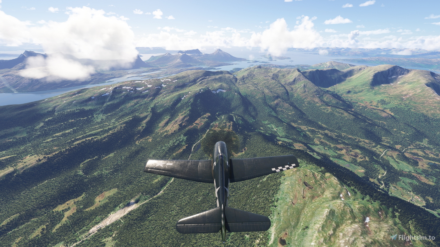 Ofoten Area High Trees Removal para Microsoft Flight Simulator | MSFS