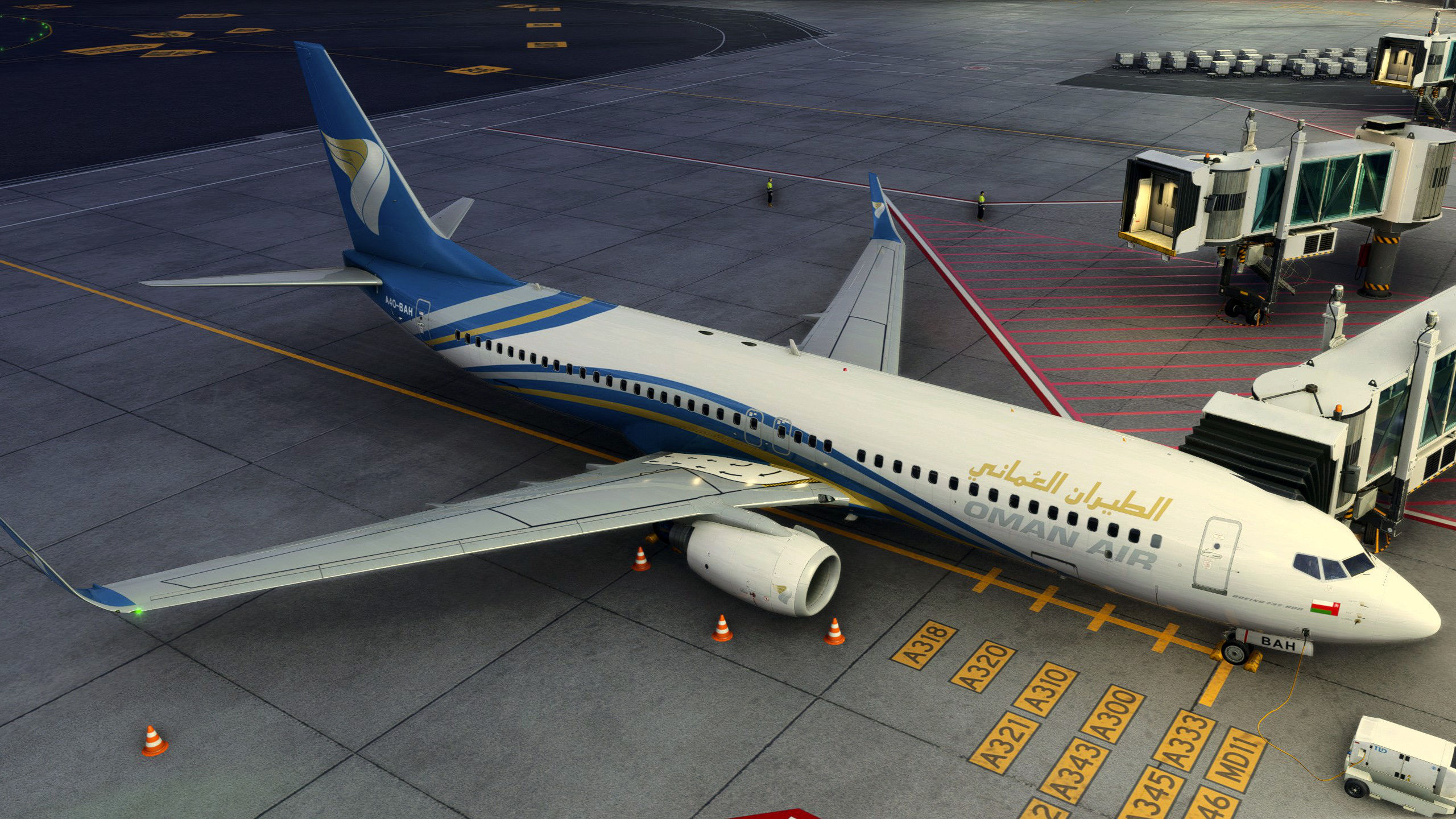 Oman Air PMDG 737-800 (A4O-BAH) - MSFS Add-on - Flightsim.to