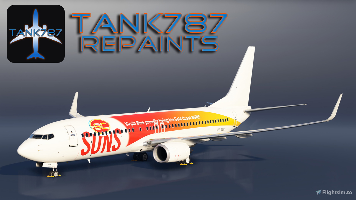 PMDG 737-800 Virgin Blue - VH-VUZ for Microsoft Flight Simulator | MSFS