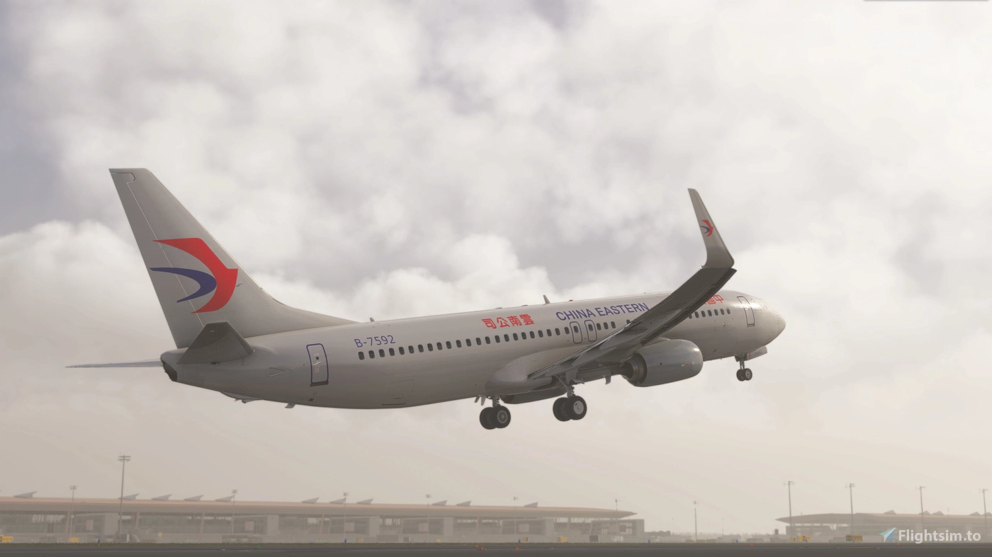 PMDG 738 China Eastern Yunnan B-7592 for Microsoft Flight Simulator | MSFS